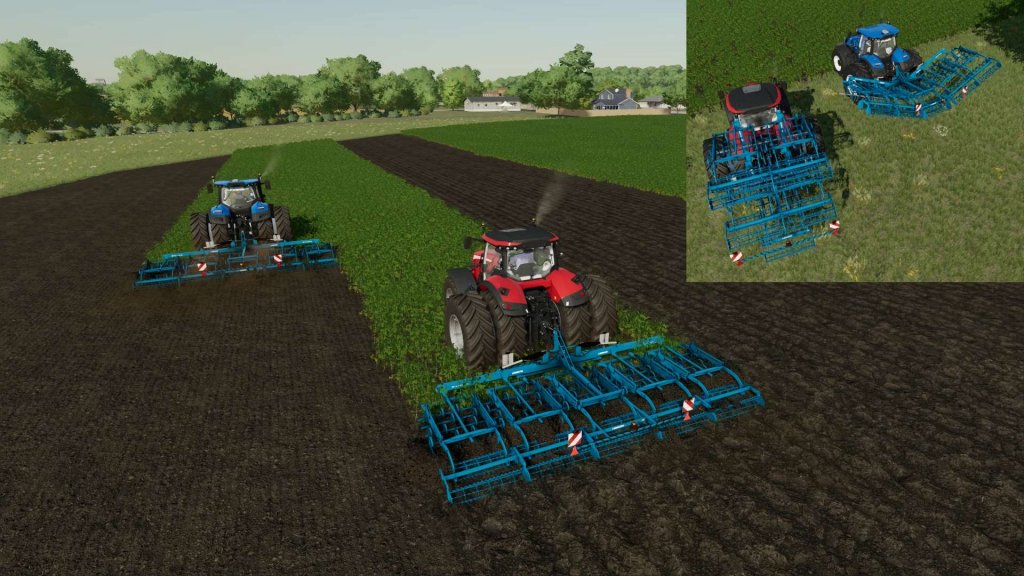 Lemken Korond 750l as cultivator AND plow v1.0.0.0 - FS25 / FS22 Mod
