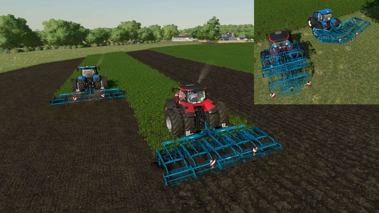 Lemken Korond 750l as cultivator AND plow v1.0.0.0 - FS25 / FS22 Mod