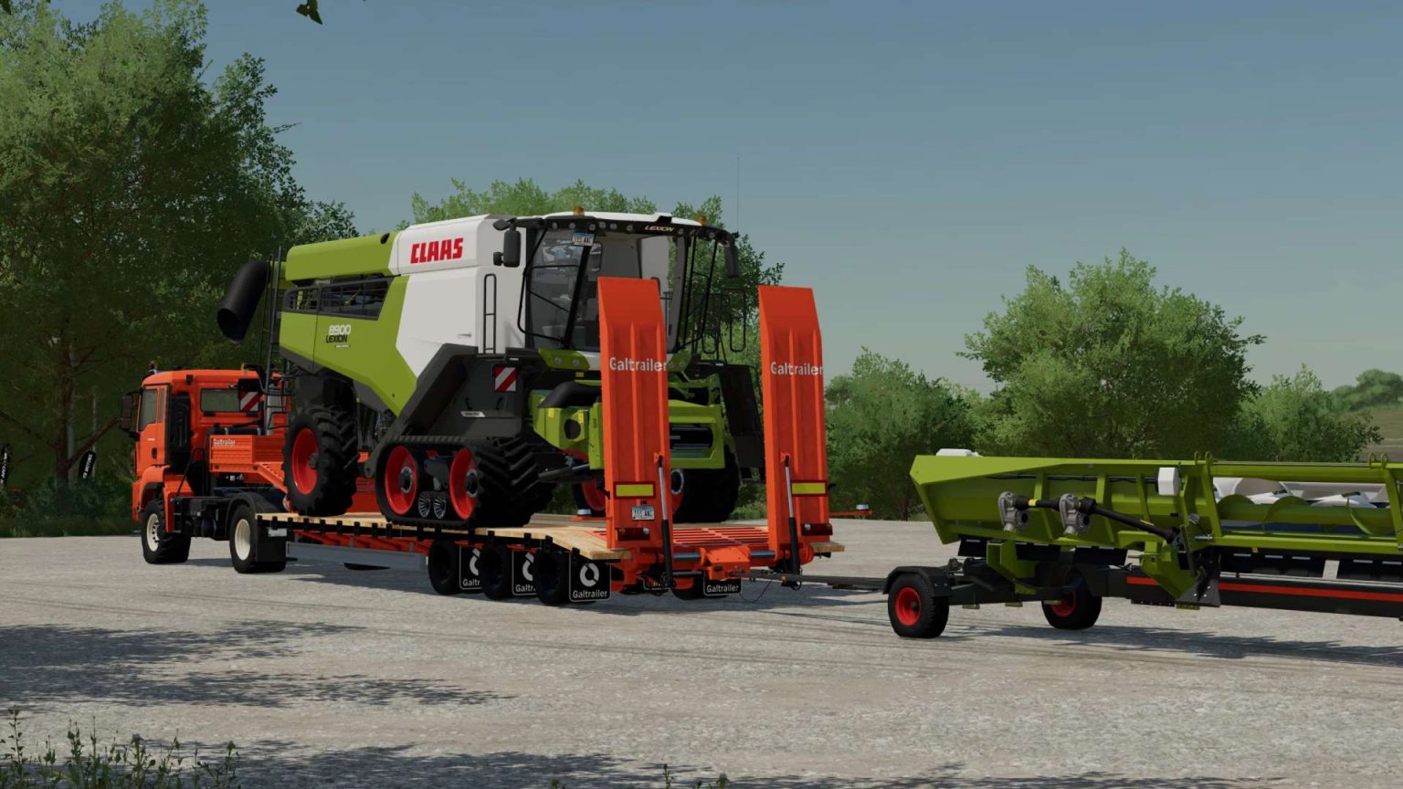 Low Loader Galtrailer v1.0 - FS25 / FS22 Mod
