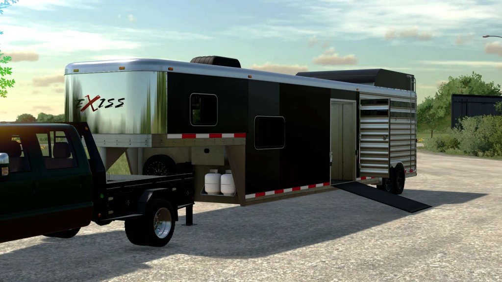 2020 Exiss Horse trailer V2.0.0.0 - FS25 / FS22 Mod