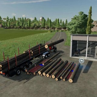 Fliegl Timber Runner Autoload Wood v1.1 - FS25 / FS22 Mod