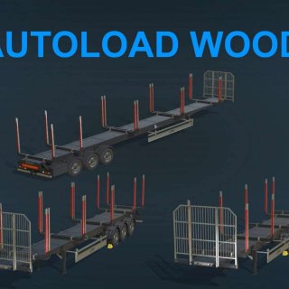 Fliegl Timber Runner Autoload Wood v1.1 - FS25 / FS22 Mod