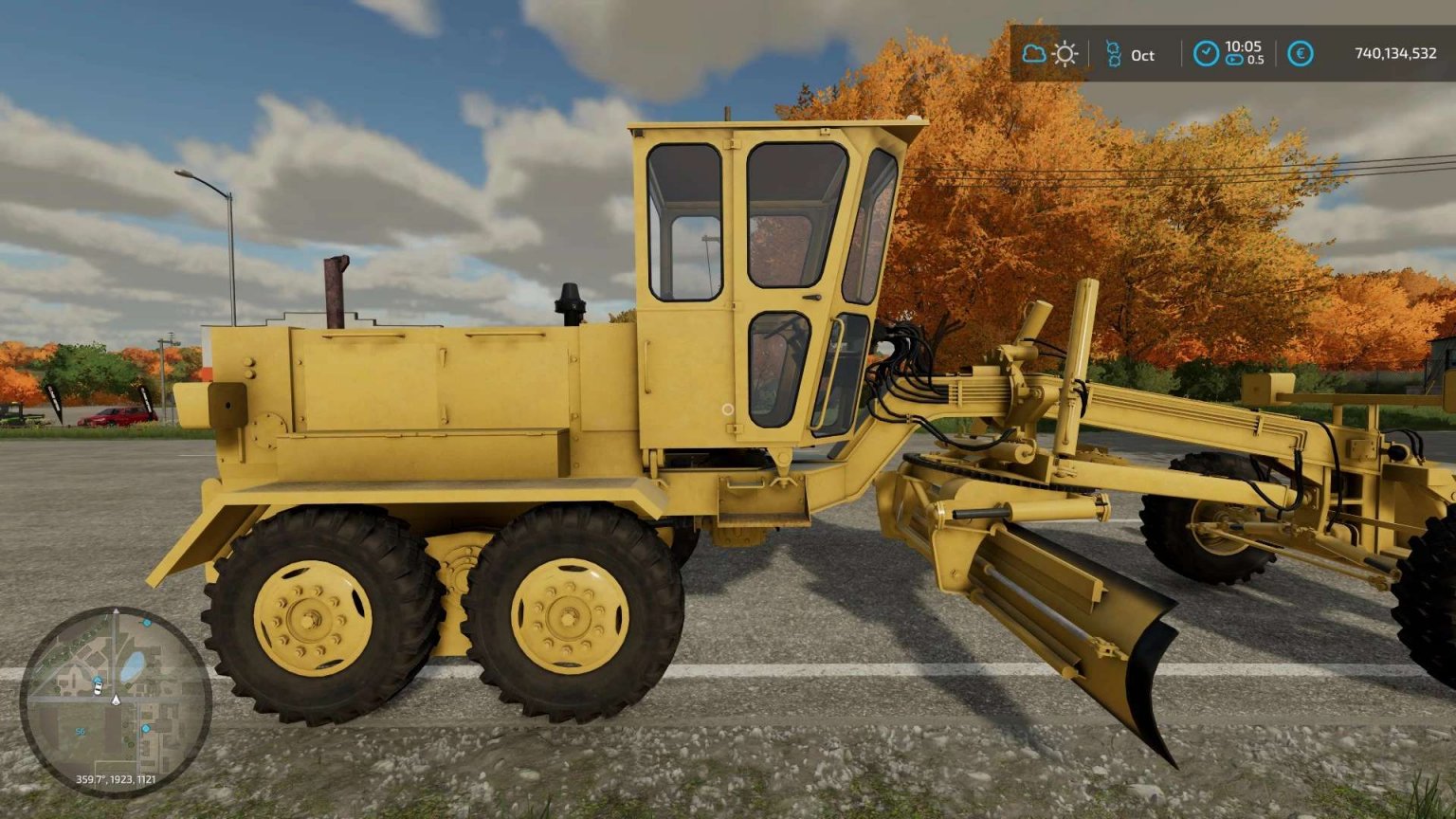 Grader DZ-143 v1.0 - FS25 / FS22 Mod