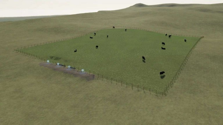 Large Cow Pen v1.0.0.0 - FS25 / FS22 Mod