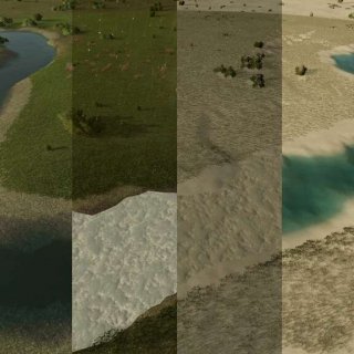 Natural Water Rivers And Ponds Pack v1.0.0.0 - FS25 / FS22 Mod