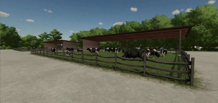 Vehicle scales with canopy and lighting v1.0.0.0 - FS22 Mod