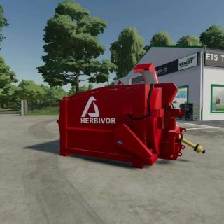 Straw blower Agram Jet paille Herbivor v1.0.0.0 - FS25 / FS22 Mod
