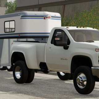 2020 Chevy Silverado 3500HD Single Cab Long Bed v1.0.0.0 - FS25 / FS22 Mod