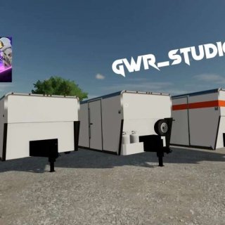 30FT Box trailer pack v1.0.0.0 - FS25 / FS22 Mod