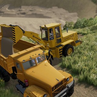 Amkodor TO-18B wheel loader v1.0 - FS25 / FS22 Mod