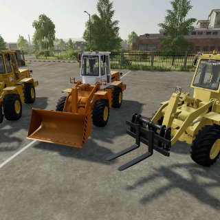 Amkodor TO-18B wheel loader v1.0 - FS25 / FS22 Mod