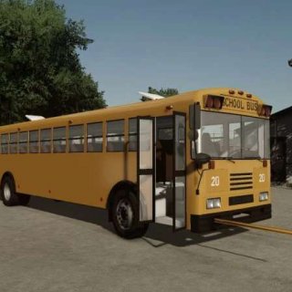 Autobus Cabover Blue Bird v1.0.0.0 - FS25 / FS22 Mod