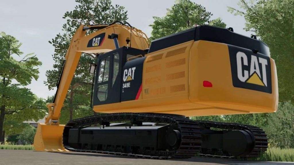 Cat 349E/349F/352F v1.0.0.0 - FS25 / FS22 Mod