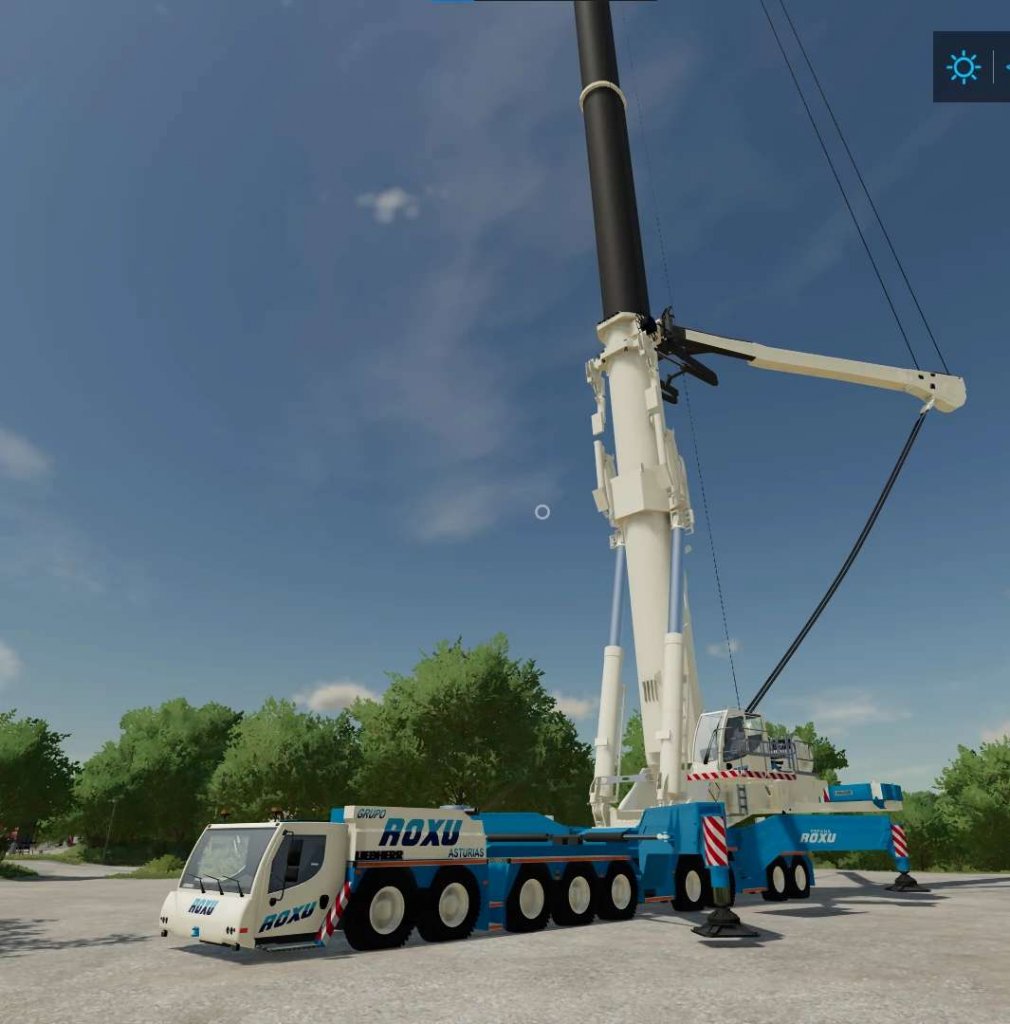 LIEBHERR LTM 11200 V1.0.2.0 - FS25 / FS22 Mod