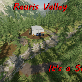 Rauris Valley Map V1.0.0.0 - FS25 / FS22 Mod