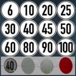 Speed Sign Decals prefab v1.0 - FS25 / FS22 Mod