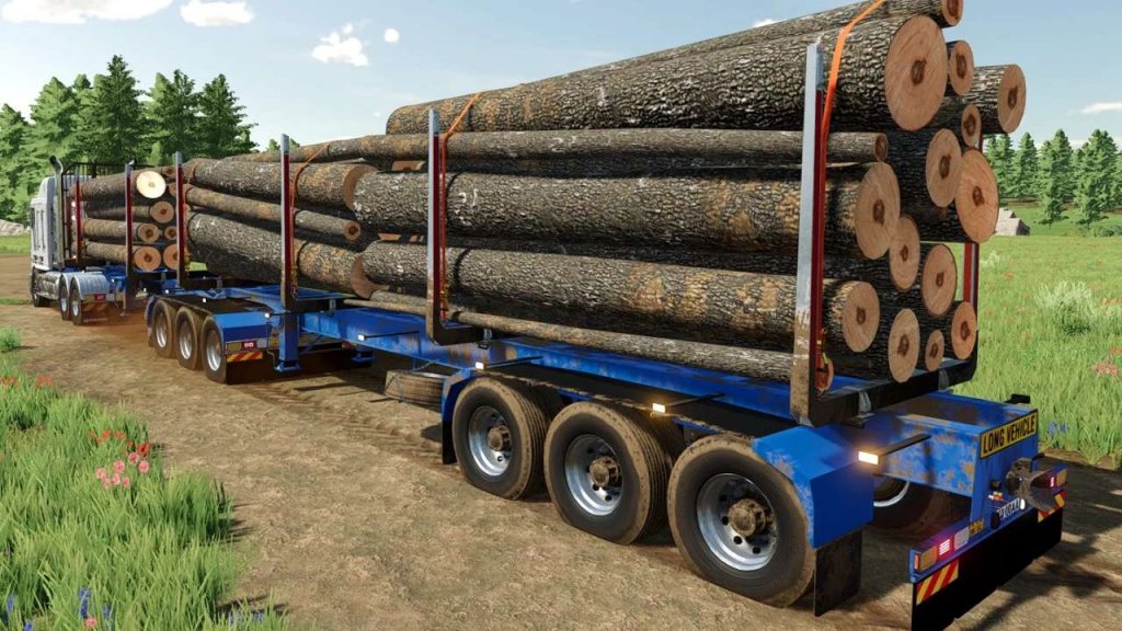 Australian Logging Trailers v1.1.0.0 - FS25 / FS22 Mod