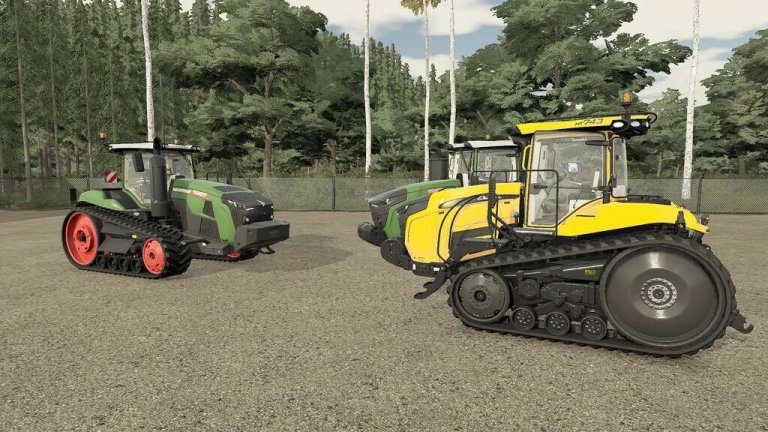Fendt/Challenger Crawler Pack v1.0.2 - FS25 / FS22 Mod