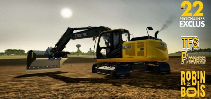 Farming Simulator 22 Forklifts, Excavators mods | FS22 Excavators