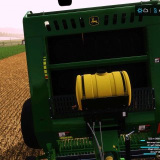 John Deere 560M with Net Wrap Addon v1.0.0.0 - FS25 / FS22 Mod