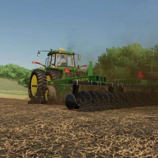 John Deere 630 disk cultivator v1.0.0.0 - FS25 / FS22 Mod