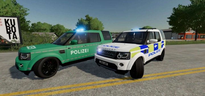 German Polizei Mods | FS22 Mods | Farming Simulator 22 Mods