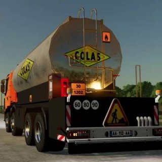 LANDER 8X4 REPANDEUSE COLAS v1.0 - FS25 / FS22 Mod