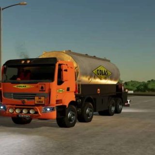 LANDER 8X4 REPANDEUSE COLAS v1.0 - FS25 / FS22 Mod