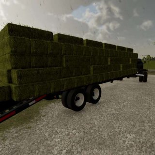 Lizard Gooseneck Bale Trailer (autoload) v1.0 - FS25 / FS22 Mod