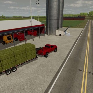 Lizard Gooseneck Bale Trailer (autoload) v1.0 - FS25 / FS22 Mod