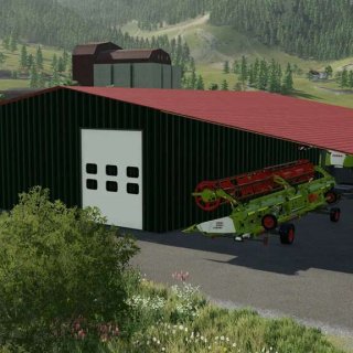 Machineshed With Canopy Roof v1.0 - FS25 / FS22 Mod