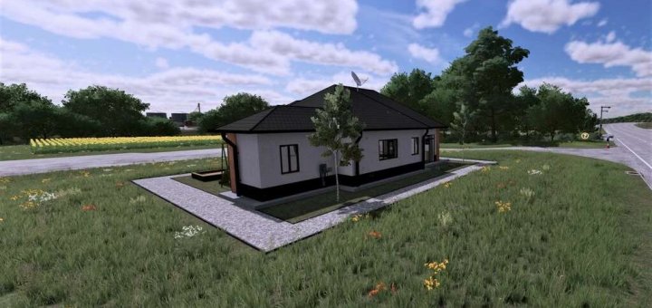 Medium Modern House Mods | FS22 Mods | Farming Simulator 22 Mods