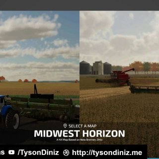 Midwest Horizon Map Update v1.0.1.0 - FS25 / FS22 Mod