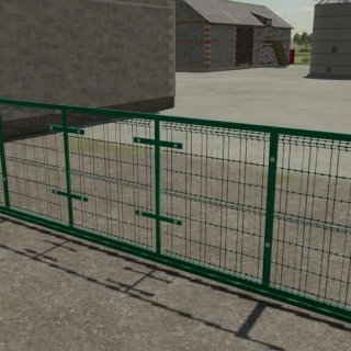 Panel Fence And Gates v1.0.0.1 - FS25 / FS22 Mod