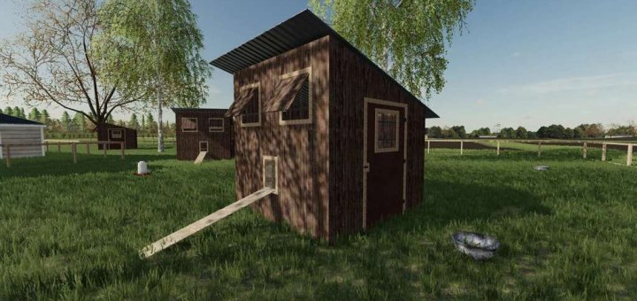 Placeable Chicken Coop Mods | FS22 Mods | Farming Simulator 22 Mods