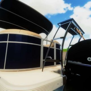 Bennington Pontoon Boat v2.0.0.0 - FS25 / FS22 Mod