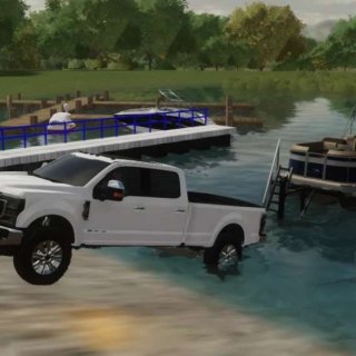 Bennington Pontoon Boat v2.0.0.0 - FS25 / FS22 Mod