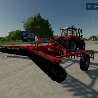CASE IH 580 DISK CULTIVATOR V1.0.0.0 - FS25 / FS22 Mod