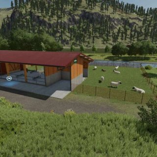 Extra Large Sheep Barn Pack v1.0.0.0 - FS25 / FS22 Mod