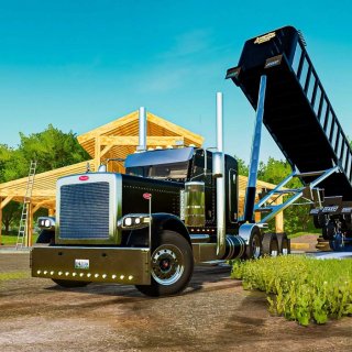 Frameless end dump trailer v1.0.0.0 - FS25 / FS22 Mod