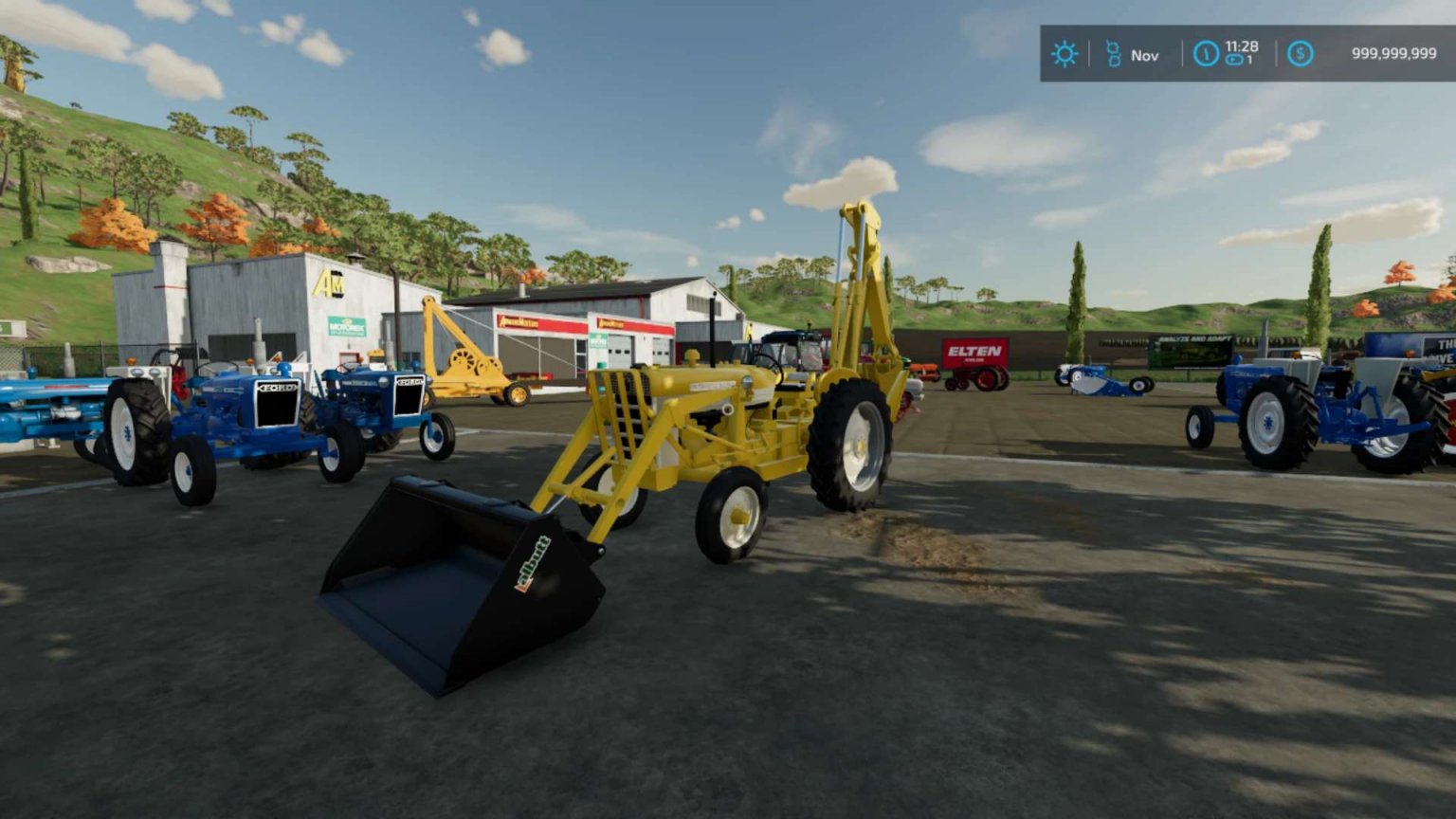 International Harvester 340 Utility Backhoe V1.0.0.0 - FS25 / FS22 Mod