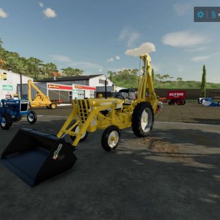 International Harvester 340 Utility Backhoe V1.0.0.0 - FS25 / FS22 Mod