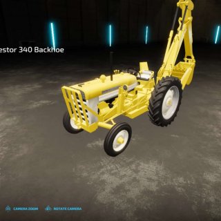 International Harvester 340 Utility Backhoe V1.0.0.0 - FS25 / FS22 Mod