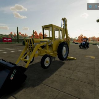 International Harvester 340 Utility Backhoe V1.0.0.0 - FS25 / FS22 Mod