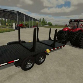 Small Flatbed Trailer Autoload Pack v1.0.0.1 - FS25 / FS22 Mod