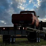 50Ft Gooseneck Transport Trailer v1.0.0.0 - FS25 / FS22 Mod