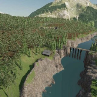 Bear Rock Logging Map v1.0.0.0 - FS25 / FS22 Mod
