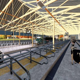 Crooked Creek Free Stall v1.1 - FS25 / FS22 Mod
