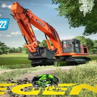 DOOSAN 350LC 7K v1.0.0.0 - FS25 / FS22 Mod