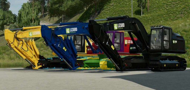 Farming Simulator 22 Forklifts, Excavators mods | FS22 Excavators